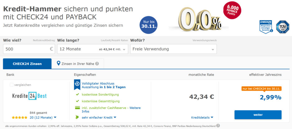 Meilen sammeln mit Check24 und Payback | meilenoptimieren