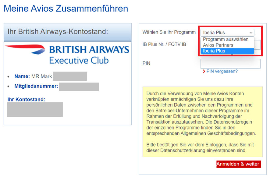 Avios transferieren - Anleitung für BA, Iberia, Qatar | meilenoptimieren