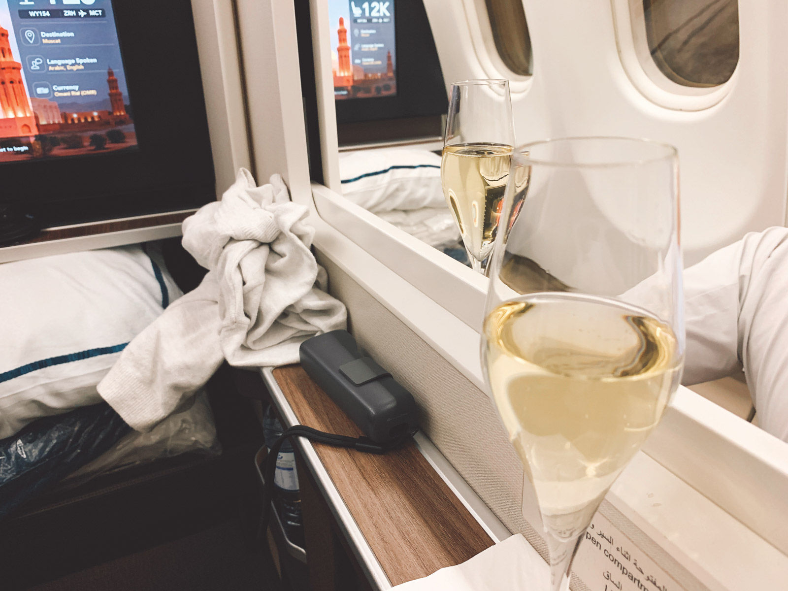 Review: Oman Air Business Class Airbus A330-200 Zürich - Muscat