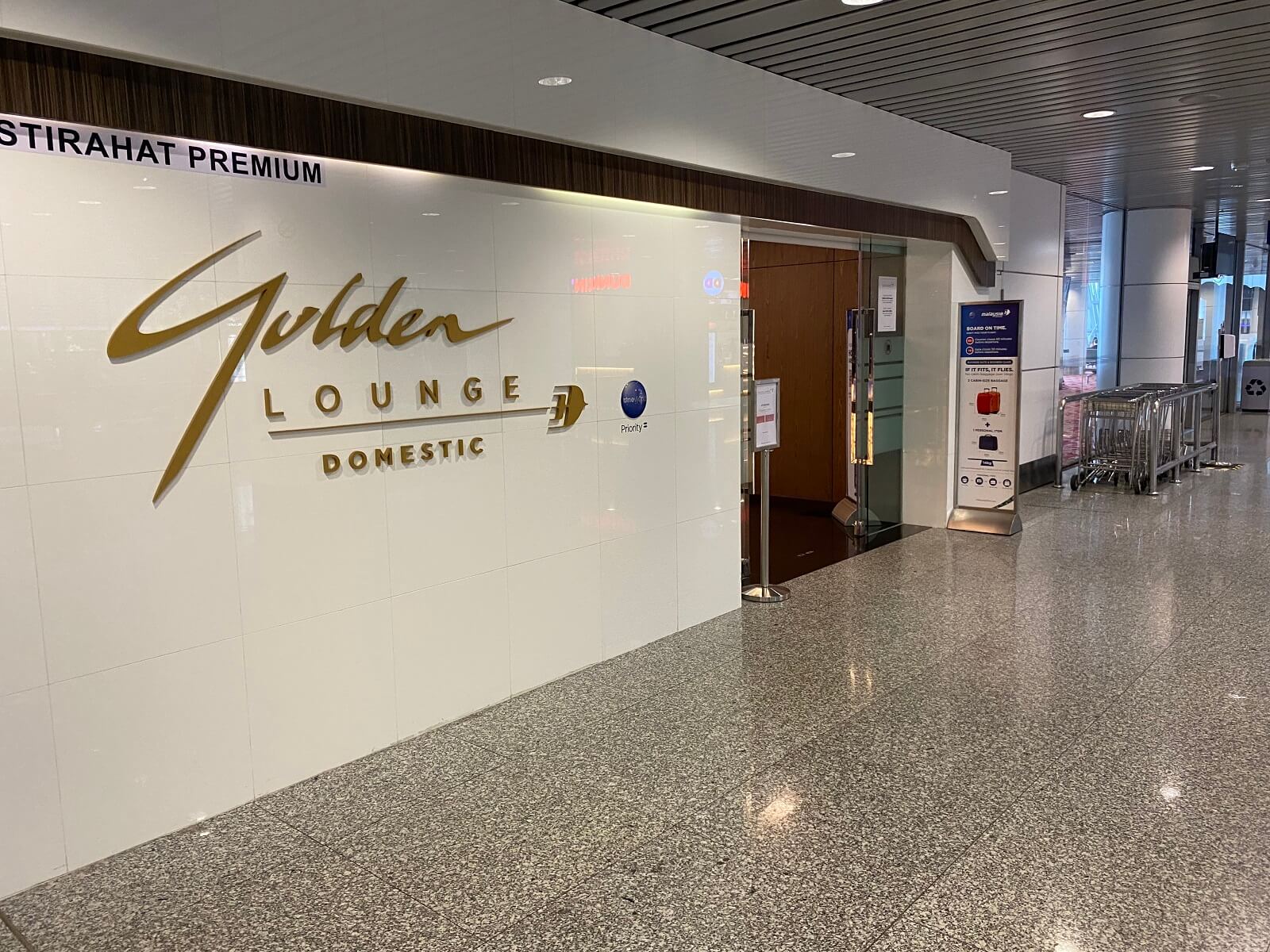 Review: Malaysia Airlines Domestic Golden Lounge KL