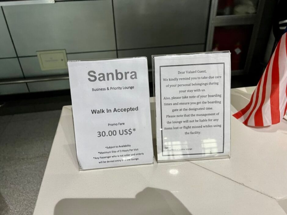Review: Sanbra Business & Priority Lounge Monrovia | meilenoptimieren