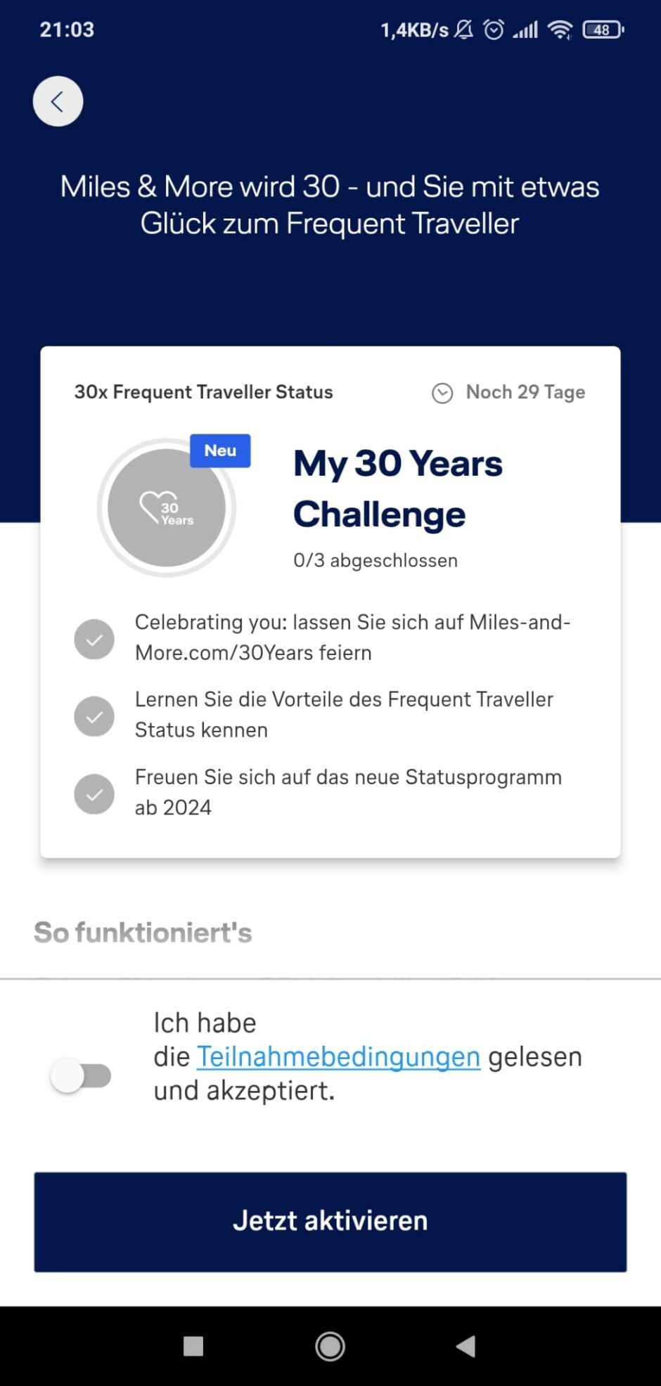 Miles & More My 30 Years Challenge | meilenoptimieren