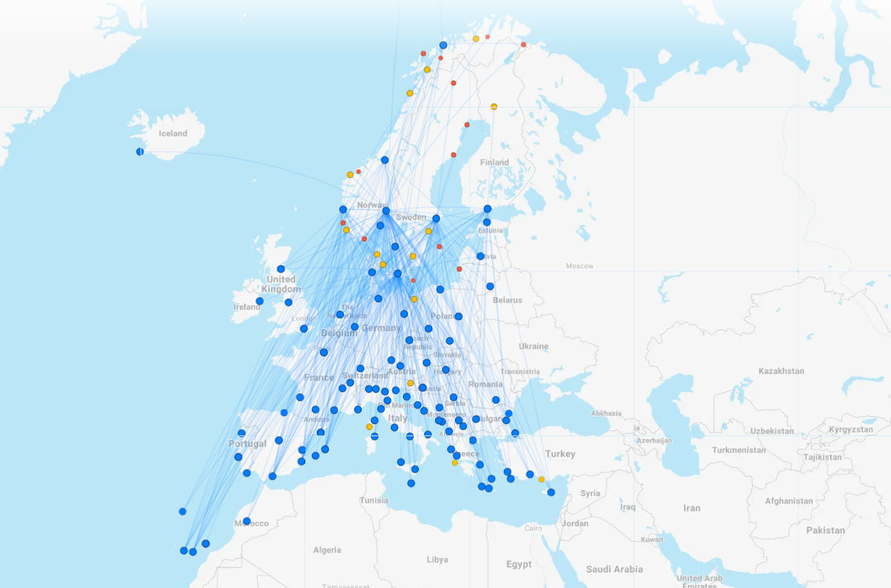 Neue Norwegian Streckenmeldung | meilenoptimieren