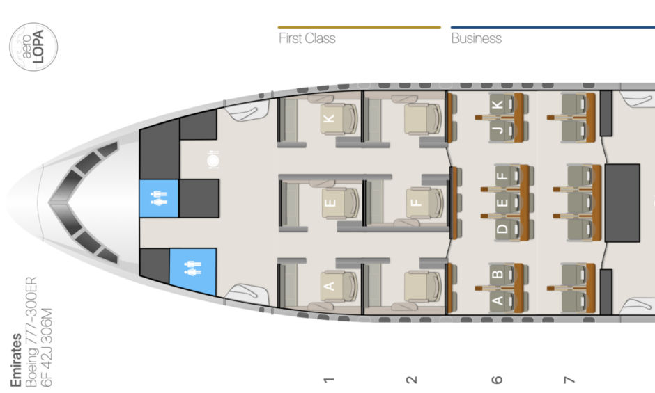 Review: Emirates Game Changer First Class Boeing 777-300ER ...