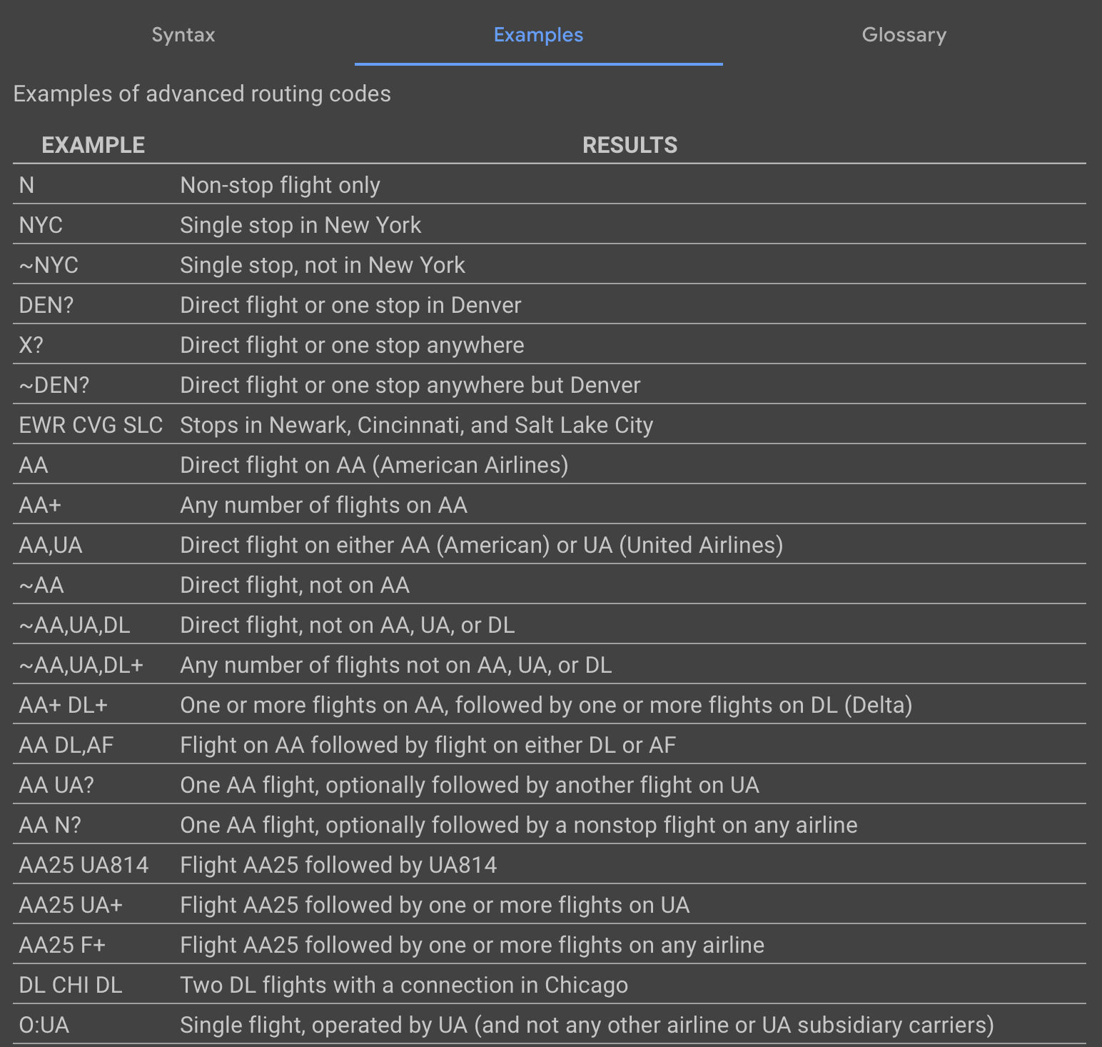 ITA Matrix Advanced Controls für Profis | meilenoptimieren
