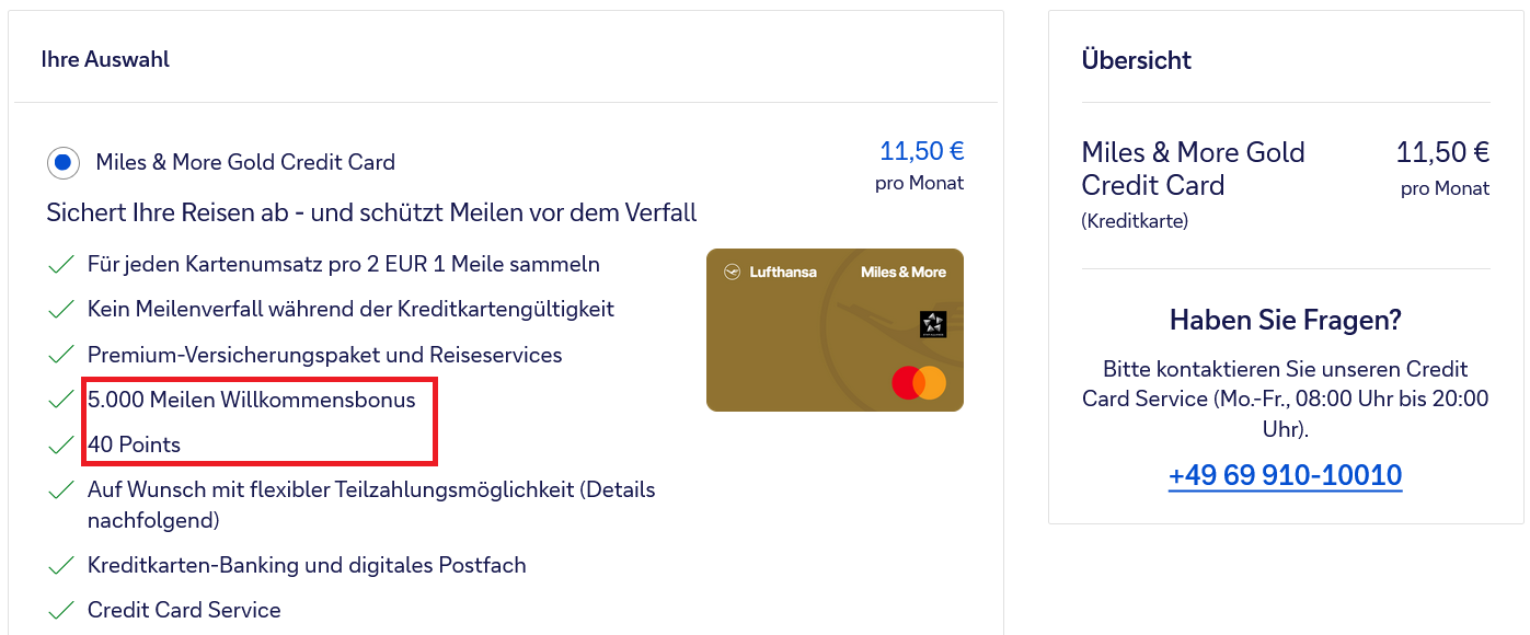 LH Miles & More Kreditkarte - Deutsche Bank | meilenoptimieren