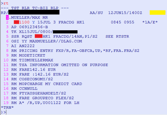 Was ist ein Passenger Name Record (PNR)? | meilenoptimieren