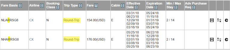 Fare Basis Codes Einführung - Tarife finden und verstehen ...