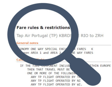 Fare Rules - Einführung in die Tarifbedingungen | meilenoptimieren.com