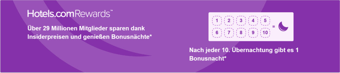 Hotels.com Rewards Programm - Das beste Hotelprogramm? | meilenoptimieren